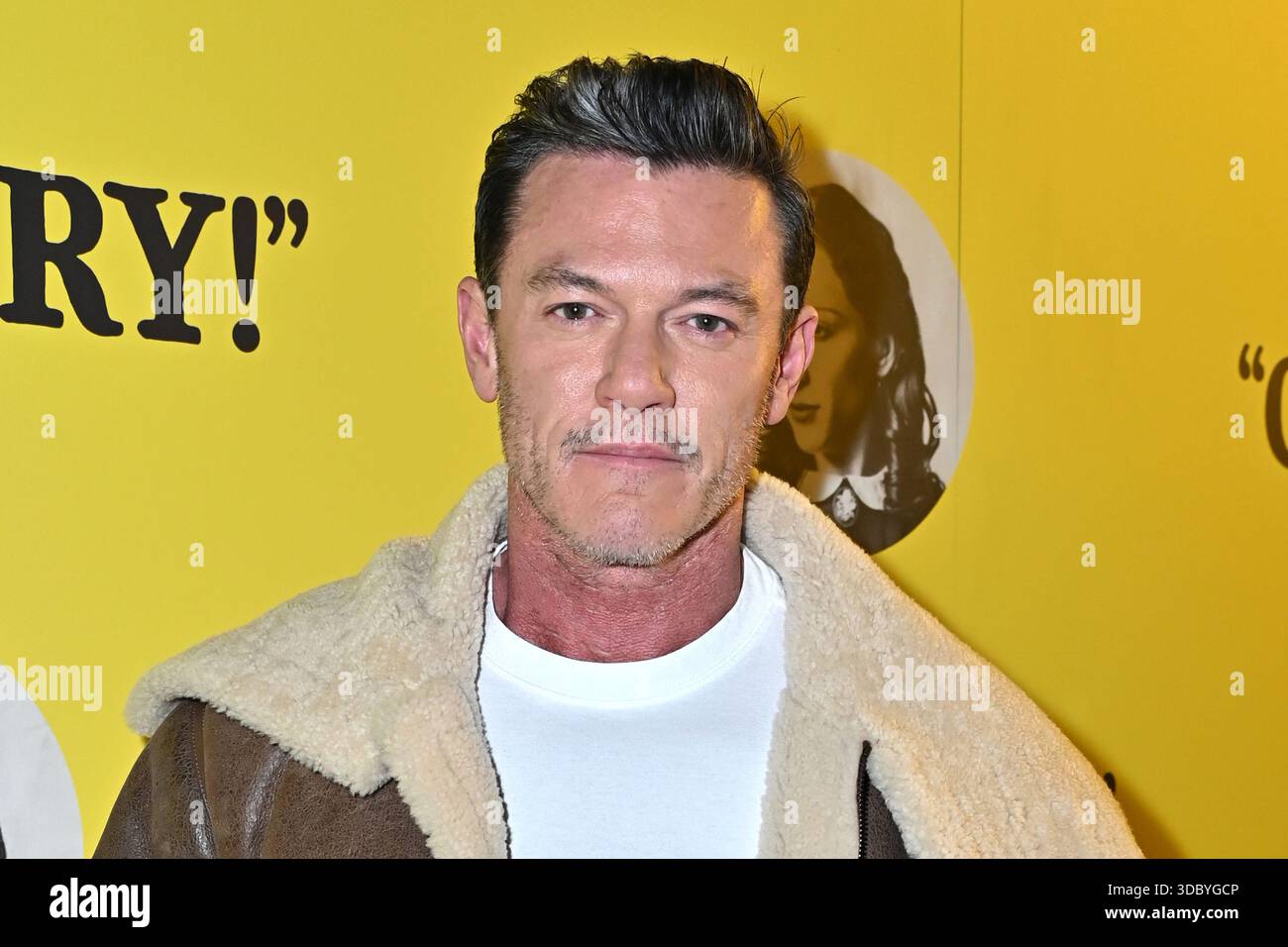 Luke Evans attends "Oh, Mary!" Press Night at the Trafalgar Theatre in ...