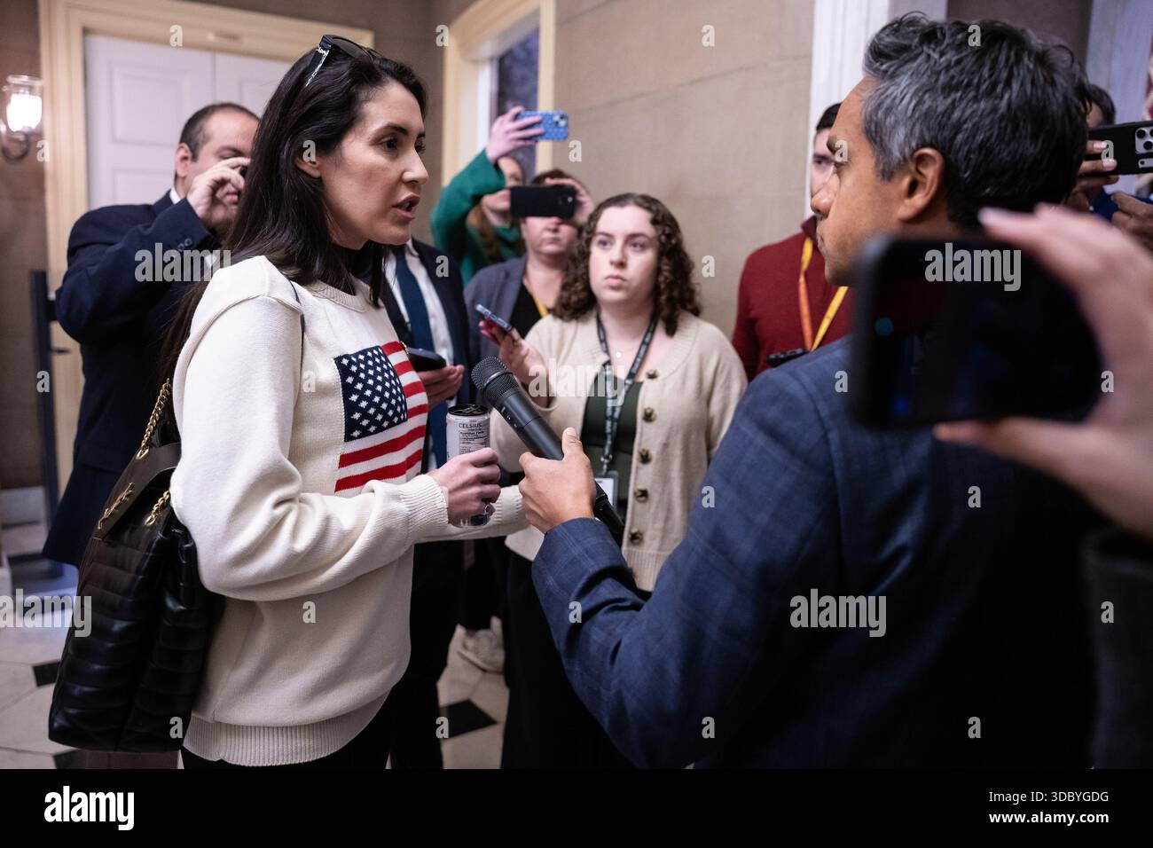 Rep. Anna Paulina Luna (R-Fla.) speaks with reporters at the U.S ...