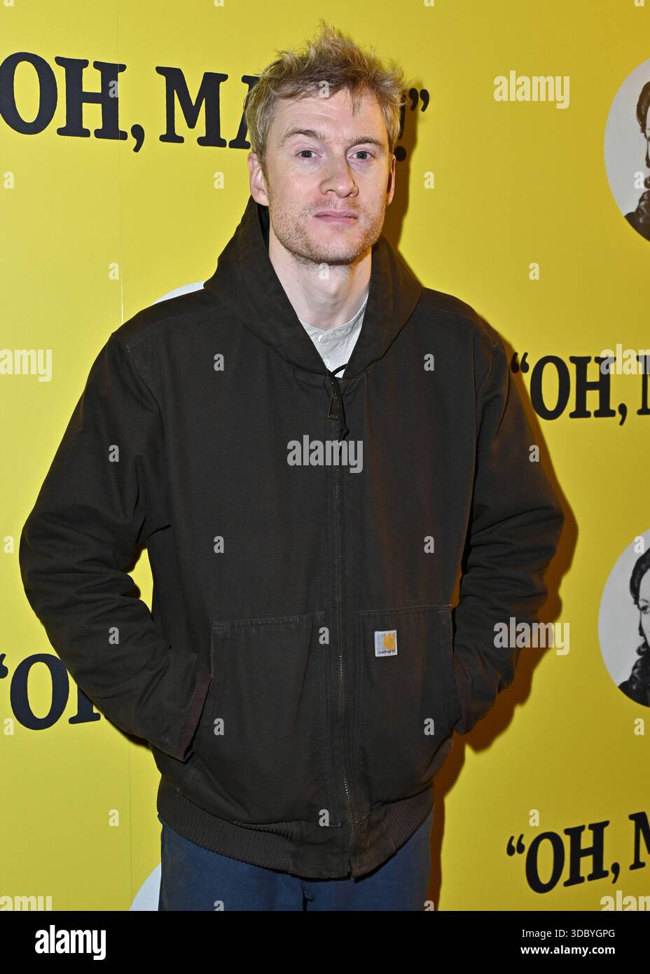 James Acaster attends "Oh, Mary!" Press Night at the Trafalgar Theatre ...
