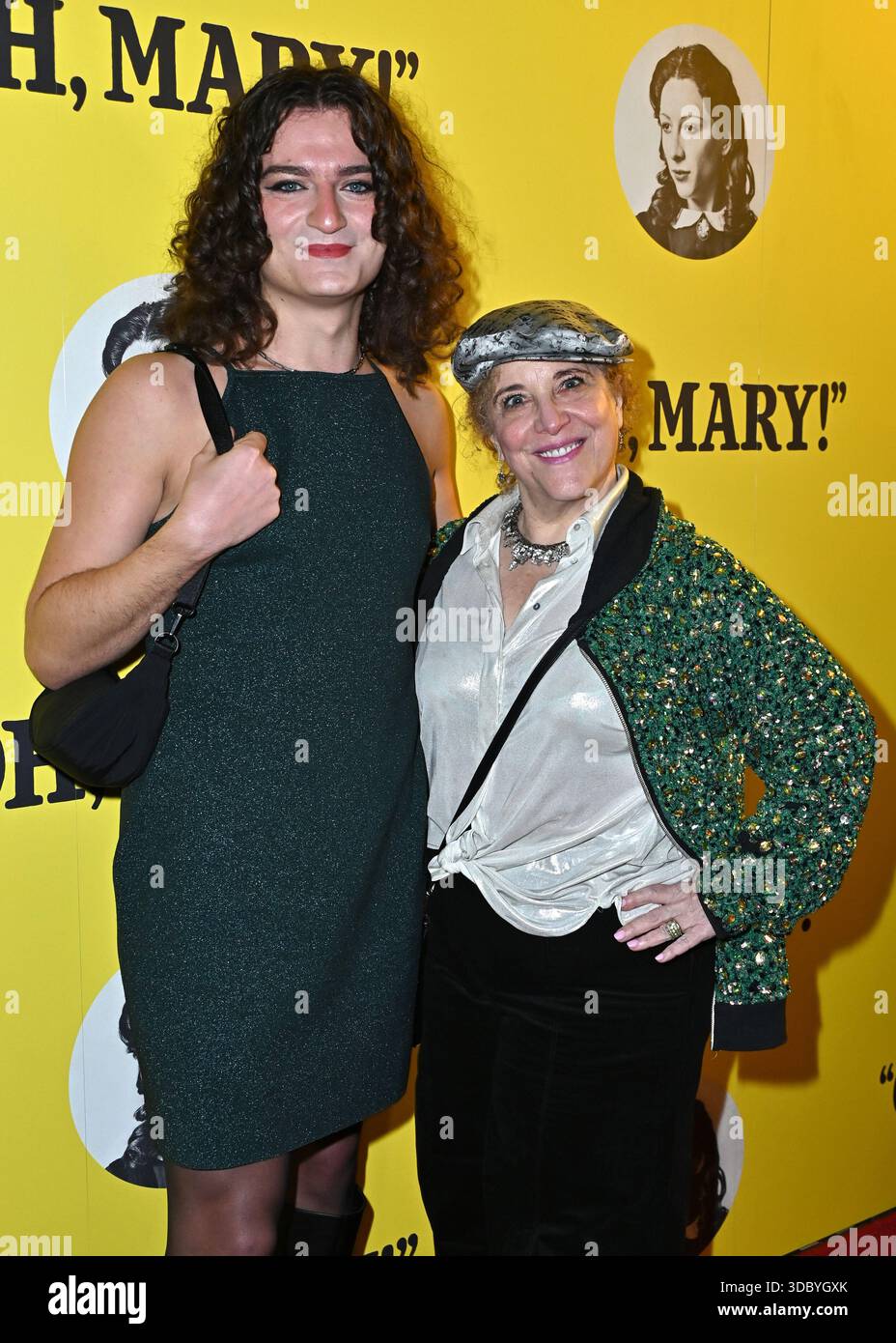 Toby Marlow and Claudia Shear attends "Oh, Mary!" Press Night at the ...