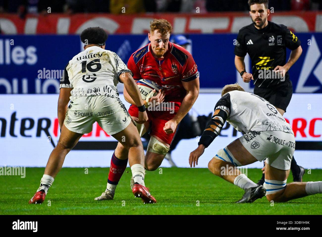 Cameron DODSON of Beziers during the Pro D2 match between Beziers and ...