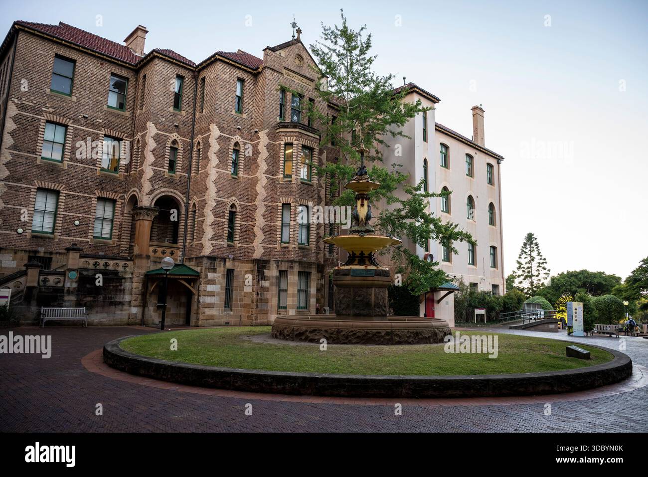 Sydney Hospital courtyard, historically known as the Rum Hospital ...