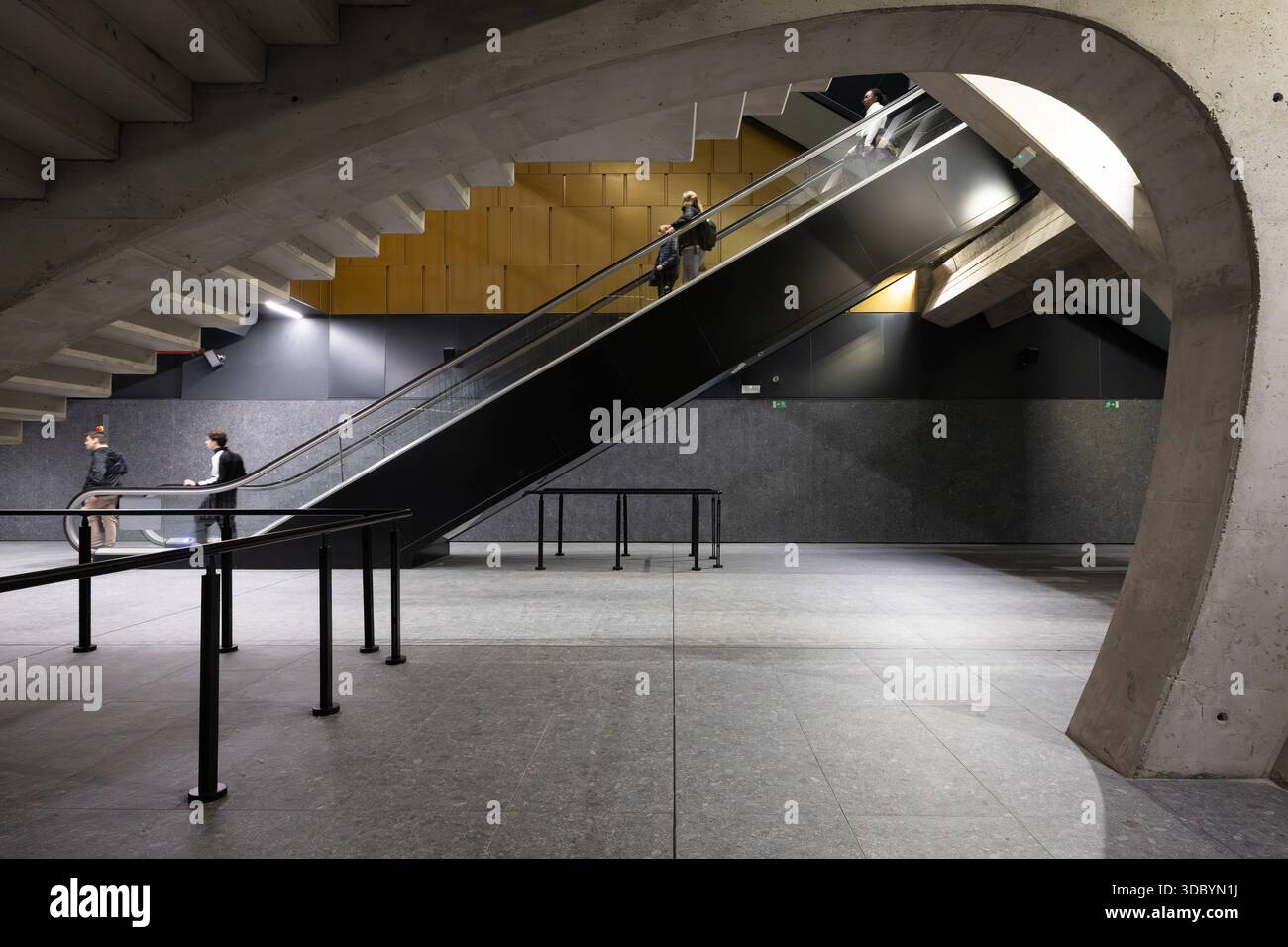 New Metro C station, Colosseo - Fori Imperiali in Rome, Italy. Rome ...