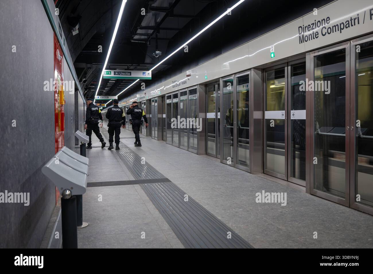 New Metro C station, Colosseo - Fori Imperiali in Rome, Italy. Rome ...