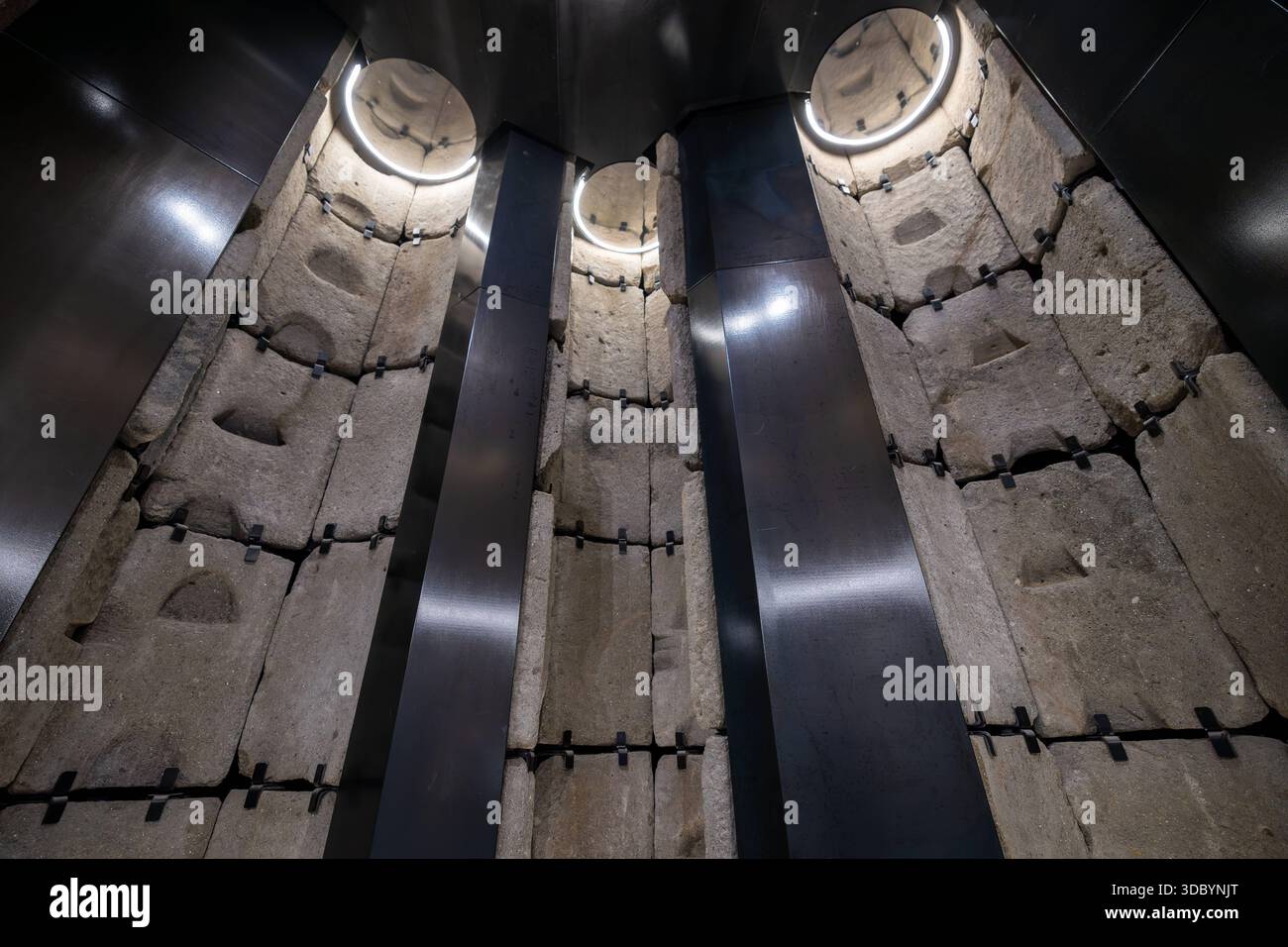 New Metro C station, Colosseo - Fori Imperiali in Rome, Italy. Rome ...