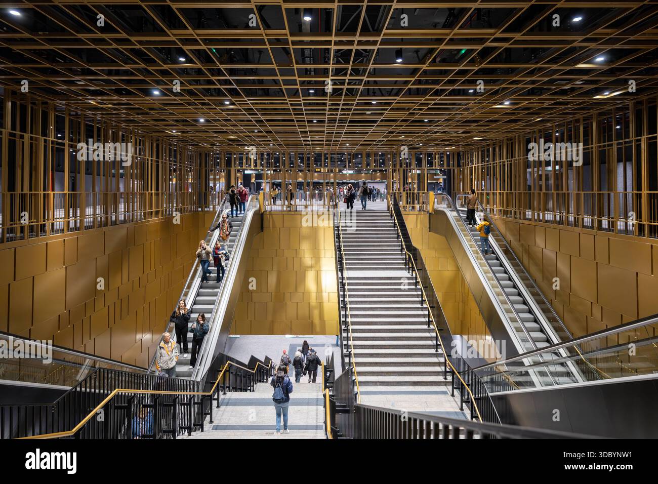 New Metro C station, Colosseo - Fori Imperiali in Rome, Italy. Rome ...