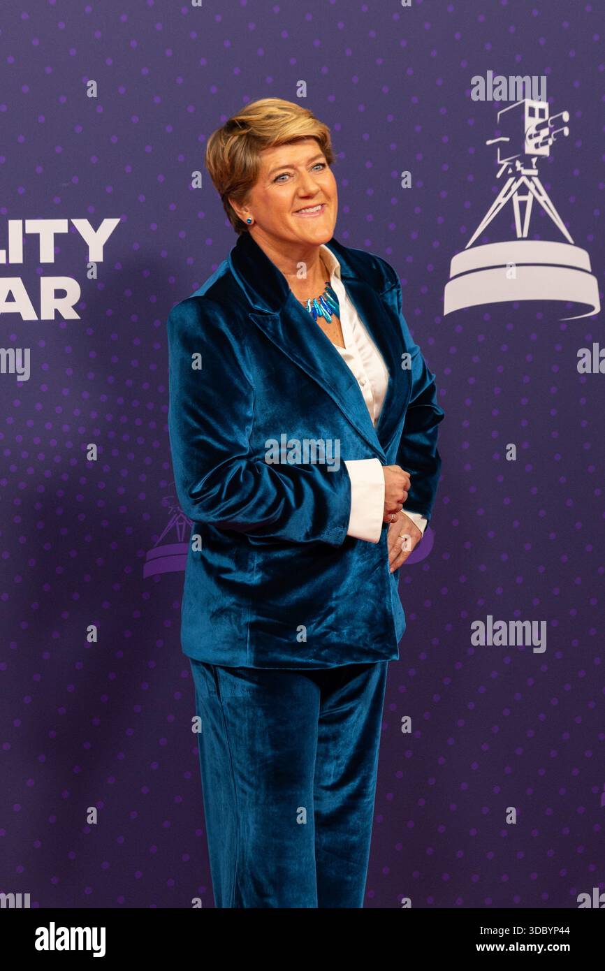 Presenter Clare Balding at BBC Sports Personality of the Year 2025 ...