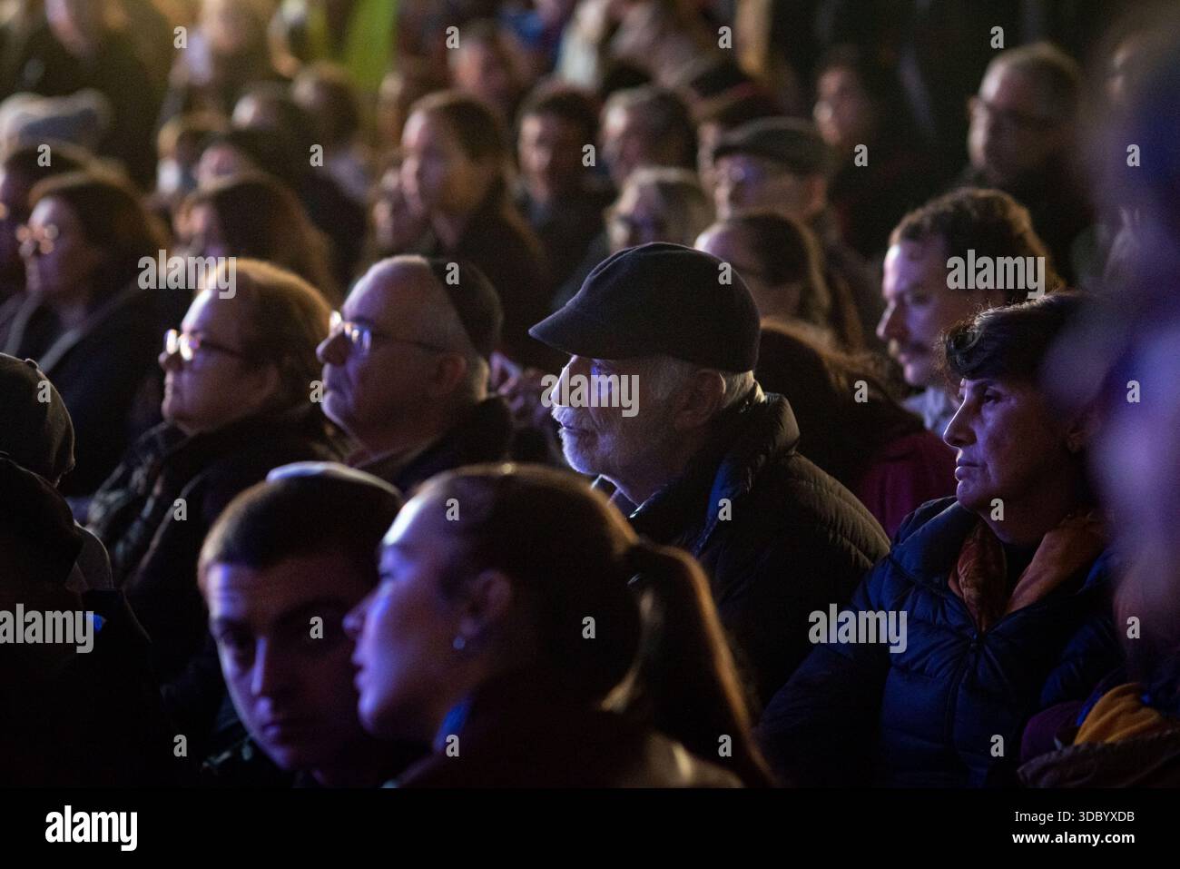 December 18, 2025, Barcelona, Spain: Members of Barcelona's Jewish ...
