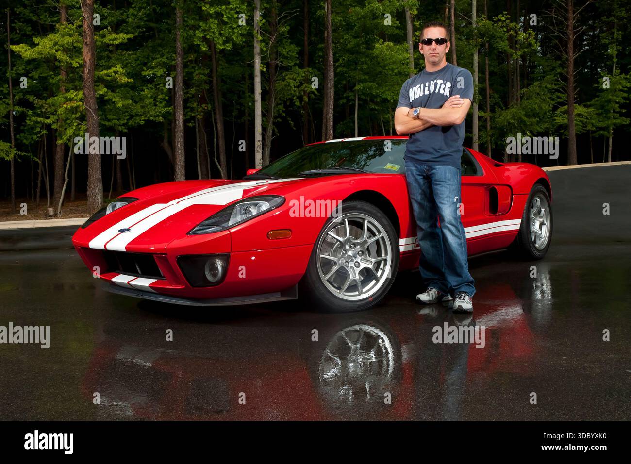 Statesville, NC, July 26, 2007: NASCAR driver Greg Biffle stands with ...