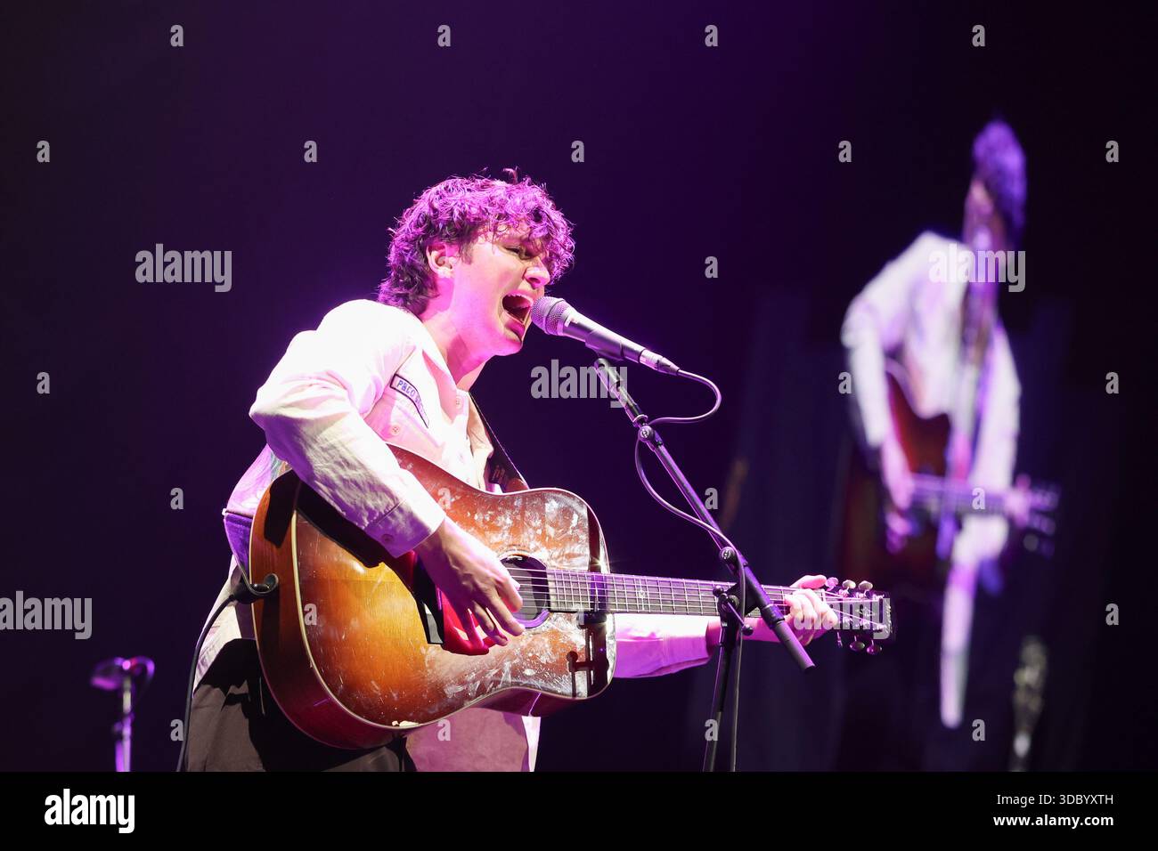 London, UK. December 18, 2025. Middlesbrough singer Finn Forster ...