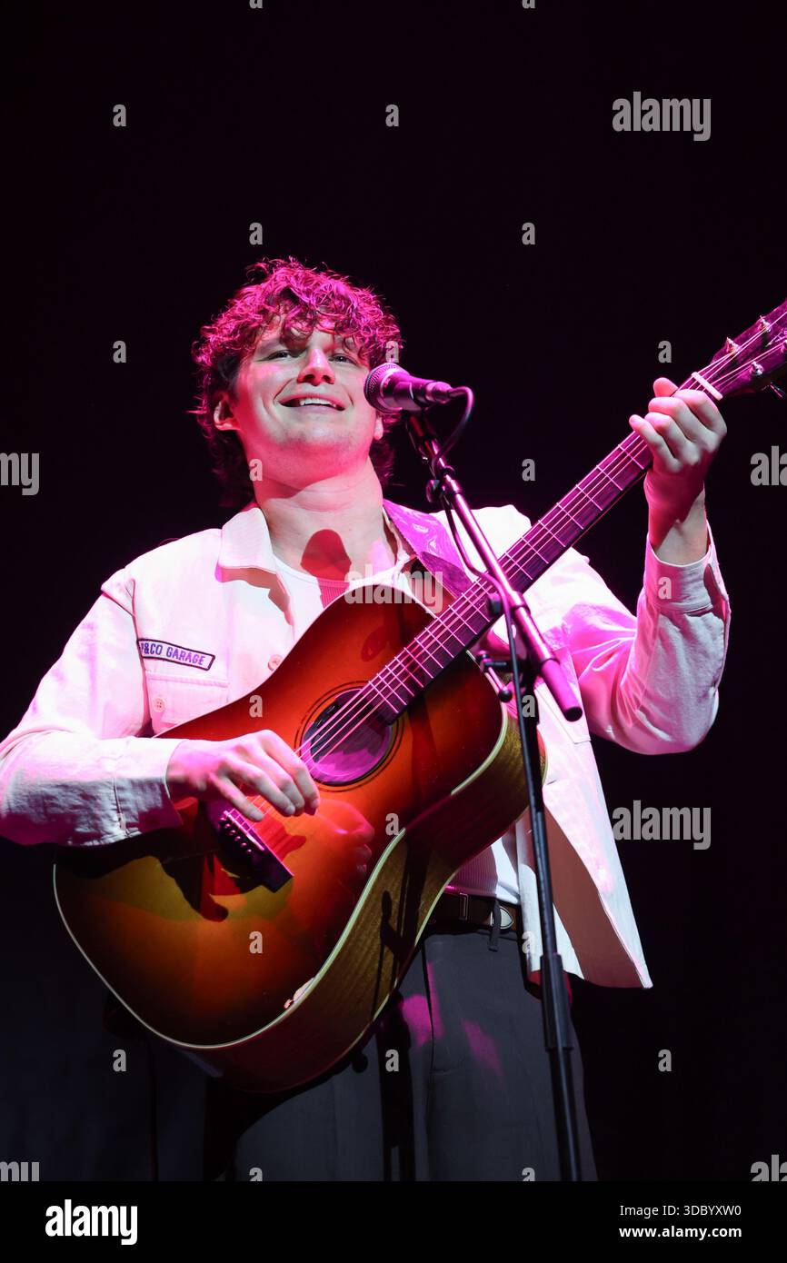 London, UK. December 18, 2025. Middlesbrough singer Finn Forster ...