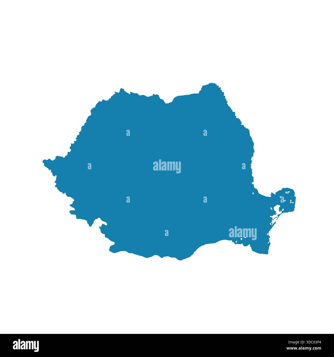 Map of Romania, sign silhouette. World Map Globe. Vector Illustration ...