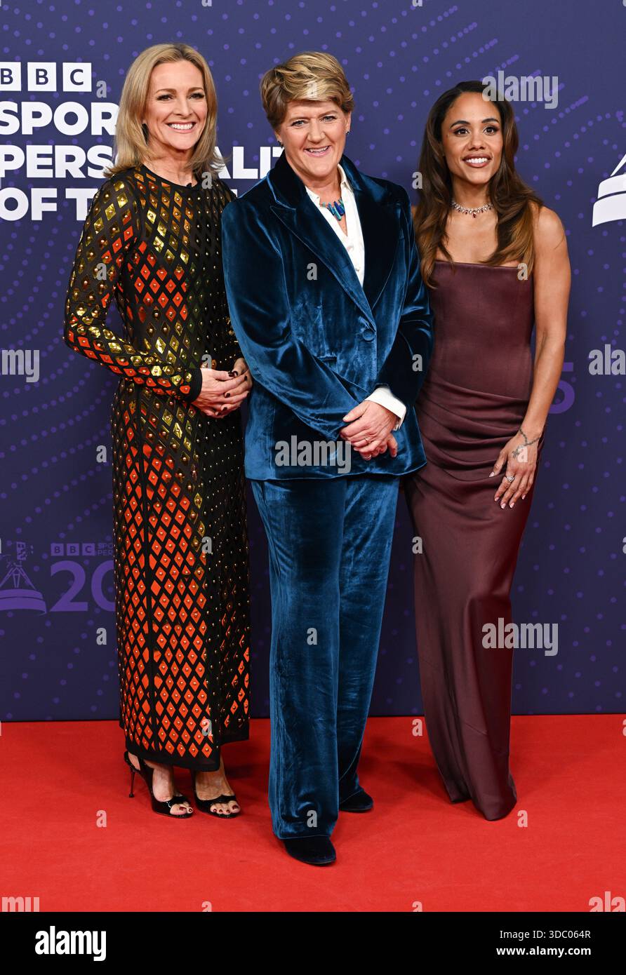 Manchester, UK. December 18th, 2025. Gabby Logan, Clare Balding and ...