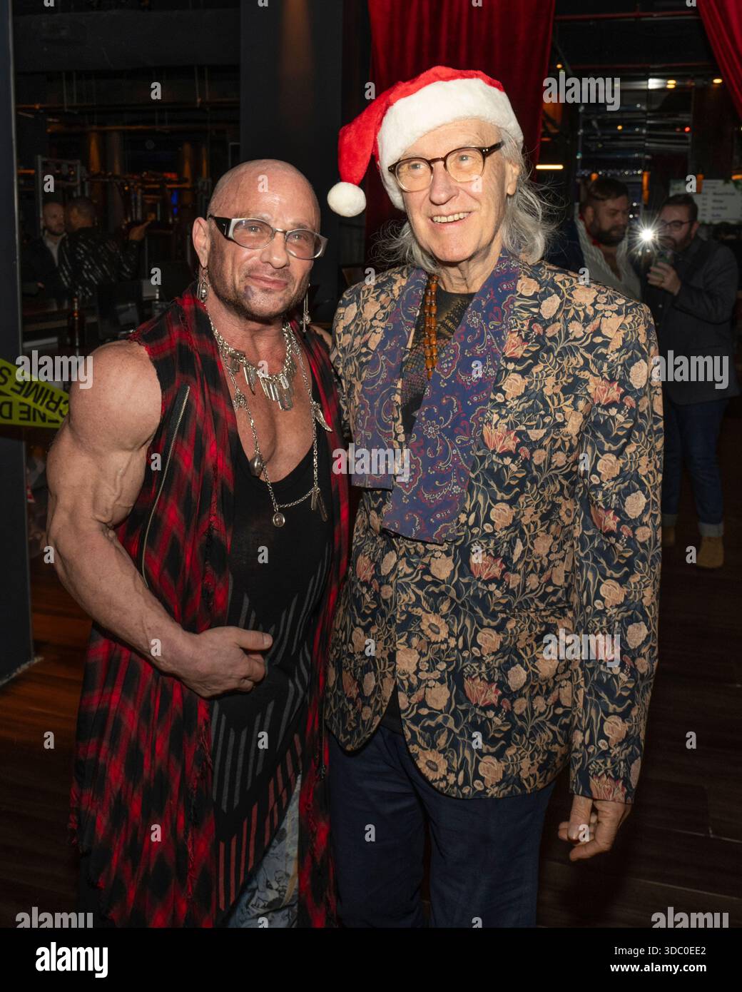 David Barton and Dave Davies attends Susanne Bartsch and David Barton ...