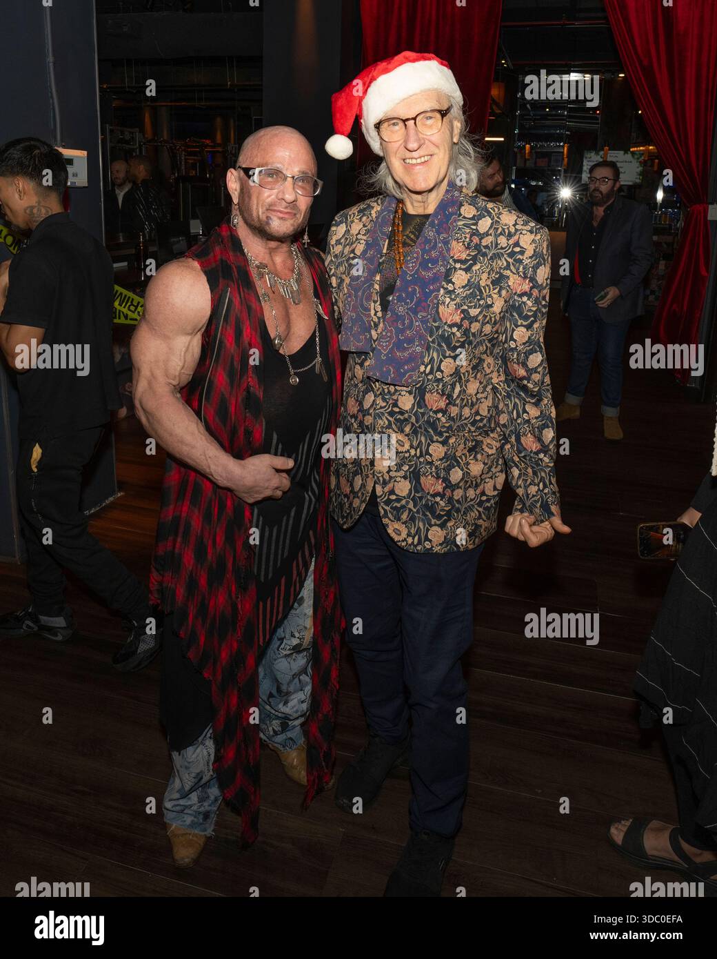 David Barton and Dave Davies attends Susanne Bartsch and David Barton ...