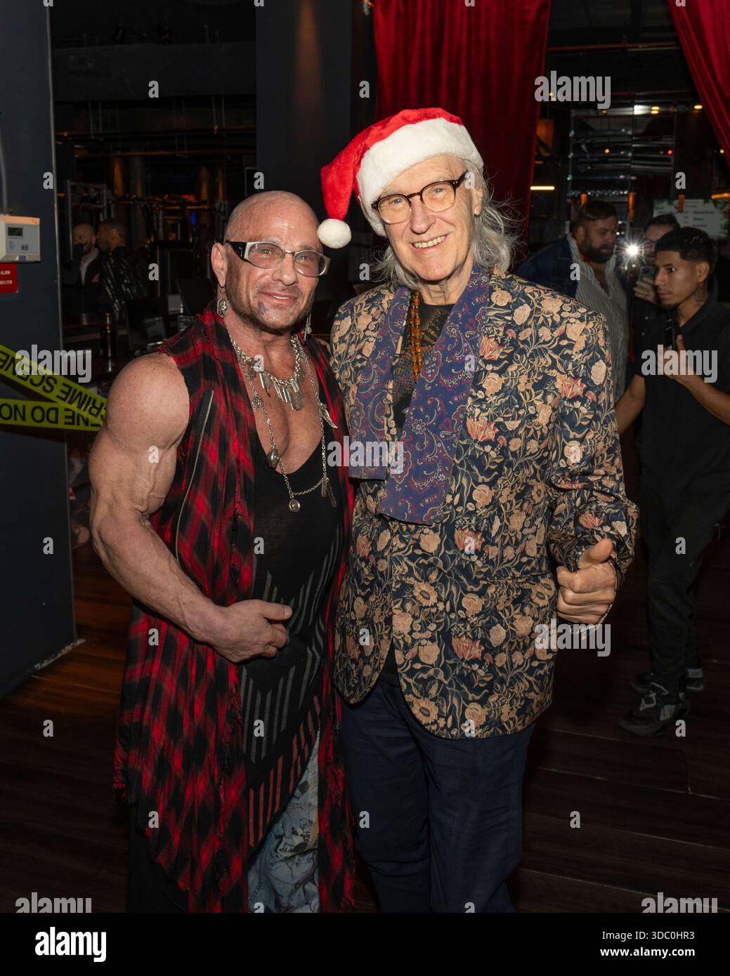 David Barton and Dave Davies attends Susanne Bartsch and David Barton ...