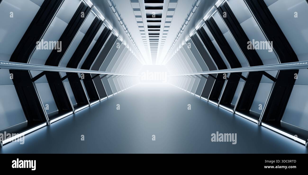 Digital corridor technology art concept hi-res stock photography and ...