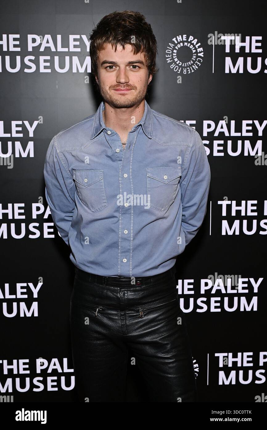 Joe Keery attends the PaleyLive "Stranger Things" - The Final Season ...