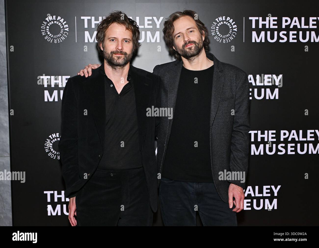 Ross Duffer, left, and Matt Duffer attend the PaleyLive "Stranger ...