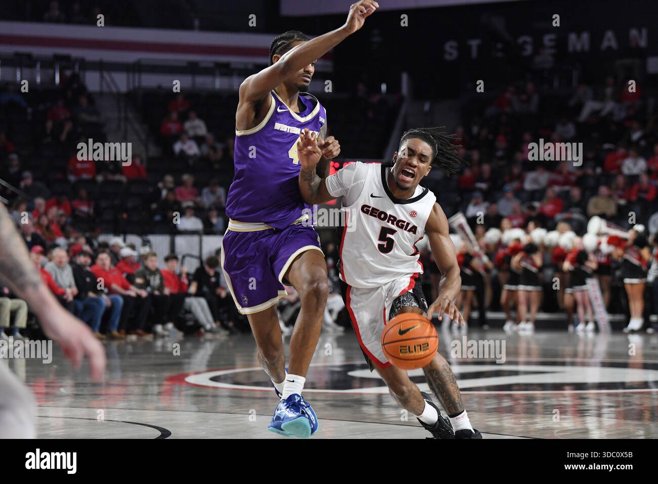 ATHENS, GA - DECEMBER 18: Guard Jeremiah Wilkinson #5 of the Georgia ...