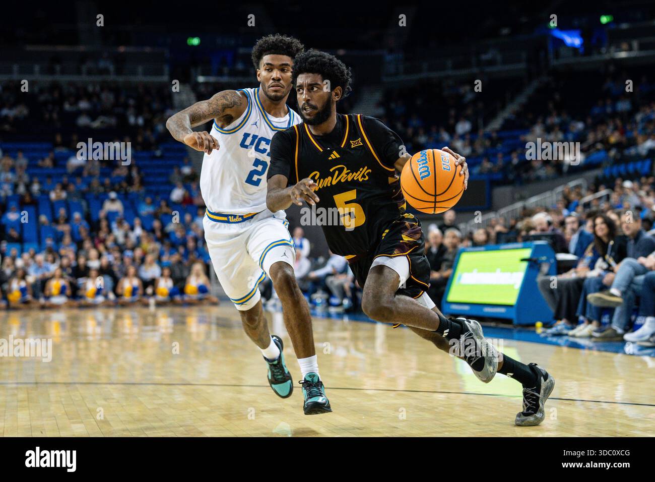 Arizona State Sun Devils guard Maurice Odum (5) drives against UCLA ...