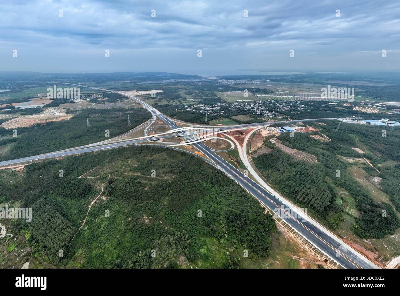 **CHINESE MAINLAND, HONG KONG, MACAU AND TAIWAN OUT** Aerial photo ...