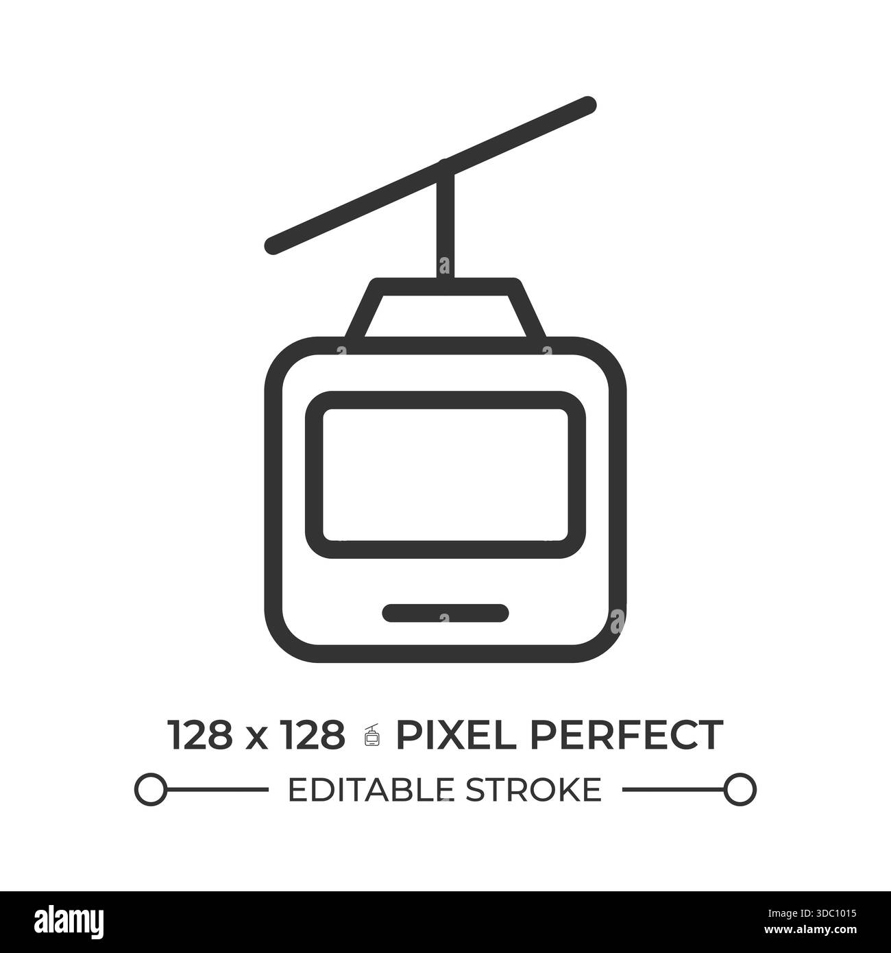 Cable car on dark Stock Vector Images - Alamy