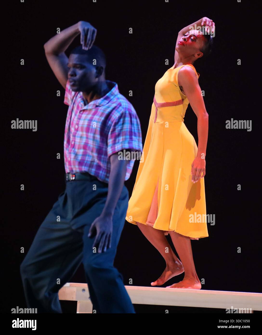 December 18, 2025, New York, New York, USA: Alvin Ailey dancers SOLOMON ...