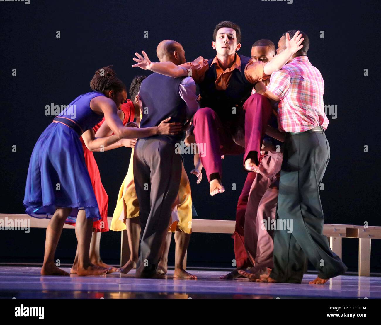 December 18, 2025, New York, New York, USA: Alvin Ailey dancers ...