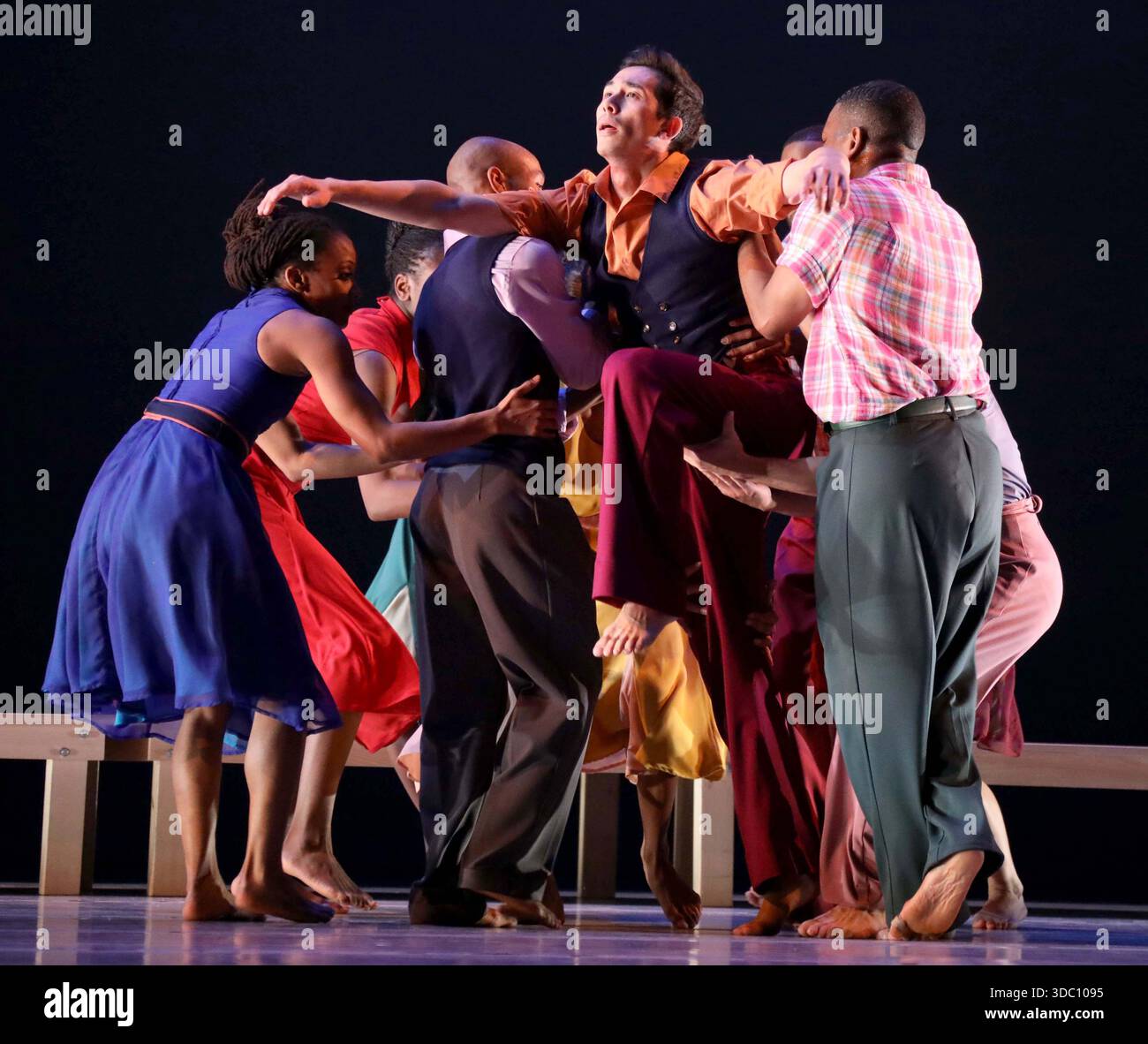December 18, 2025, New York, New York, USA: Alvin Ailey dancers ...