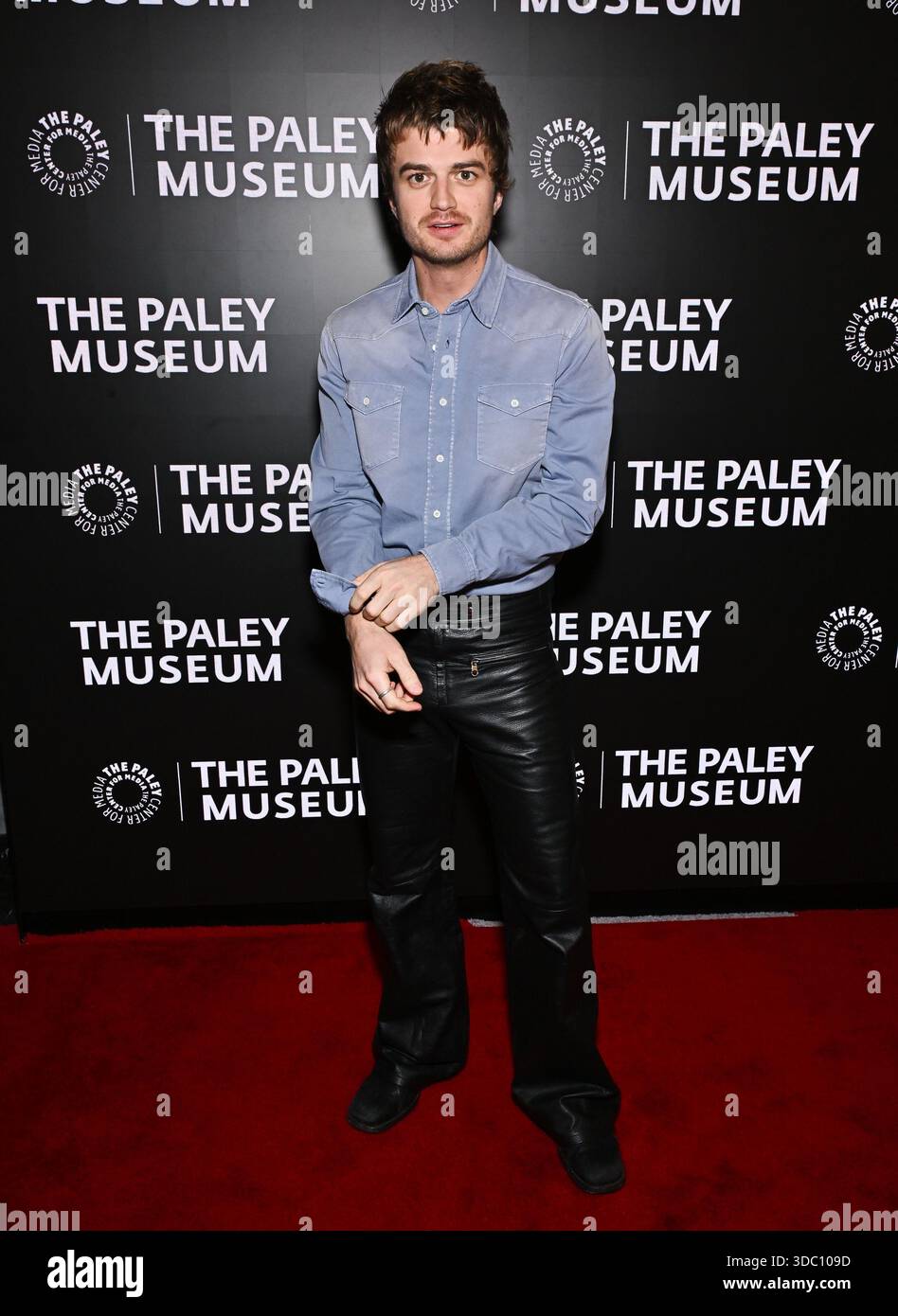 Joe Keery attends the PaleyLive "Stranger Things" - The Final Season ...