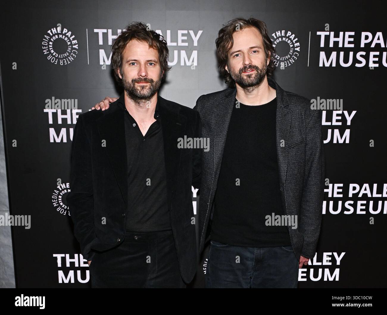Ross Duffer, left, and Matt Duffer attend the PaleyLive "Stranger ...