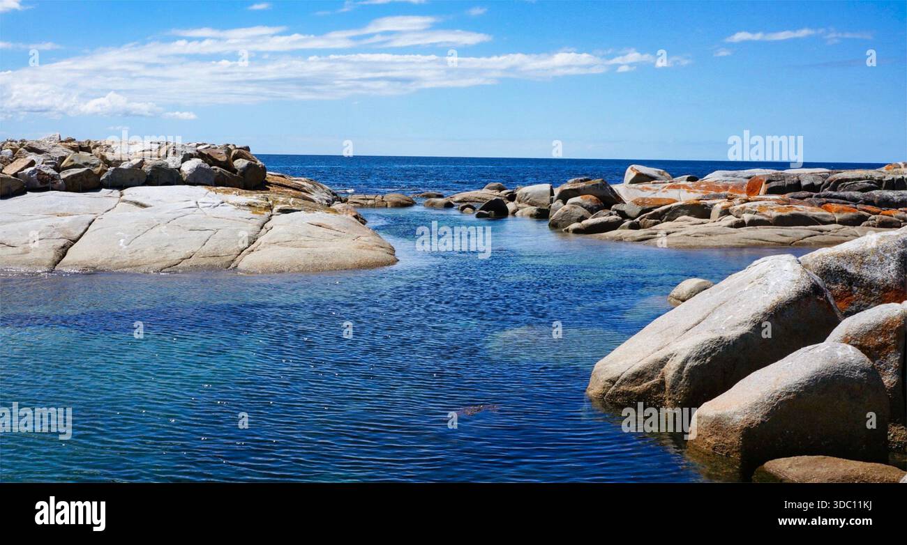 Binalong Bay is a small coastal town in north-east Tasmania, located at ...