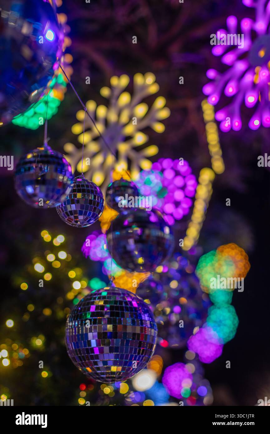 Beautiful festive bokeh effect hi-res stock photography and images - Alamy