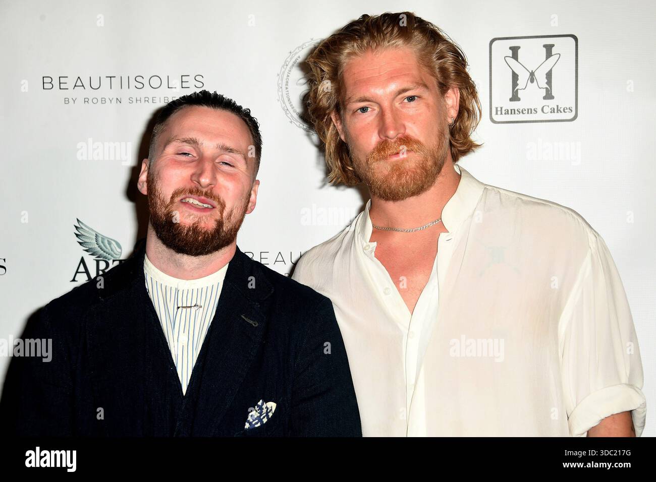 Actor Conor Patrick Walsh and actor Harry Godwins attend the Artists ...