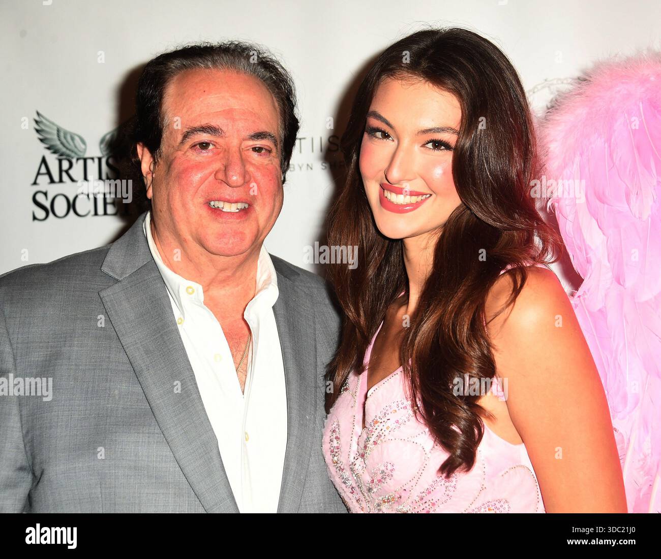 Writer Nick Vallelonga and actress Rachel Pizzolato attend the Artists ...