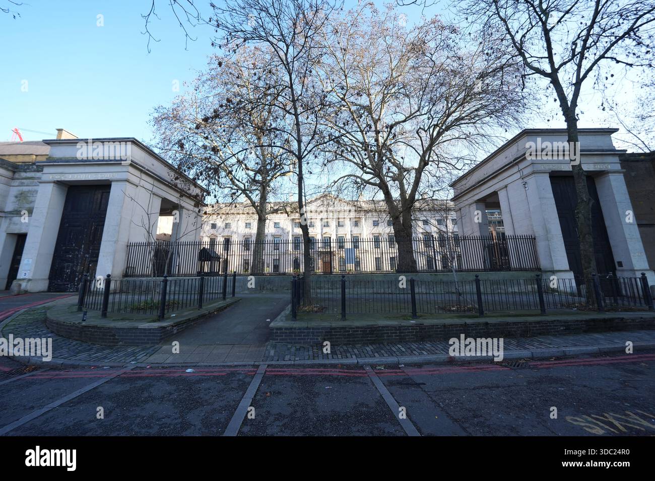 The site of the proposed new Chinese embassy on the site of the former ...