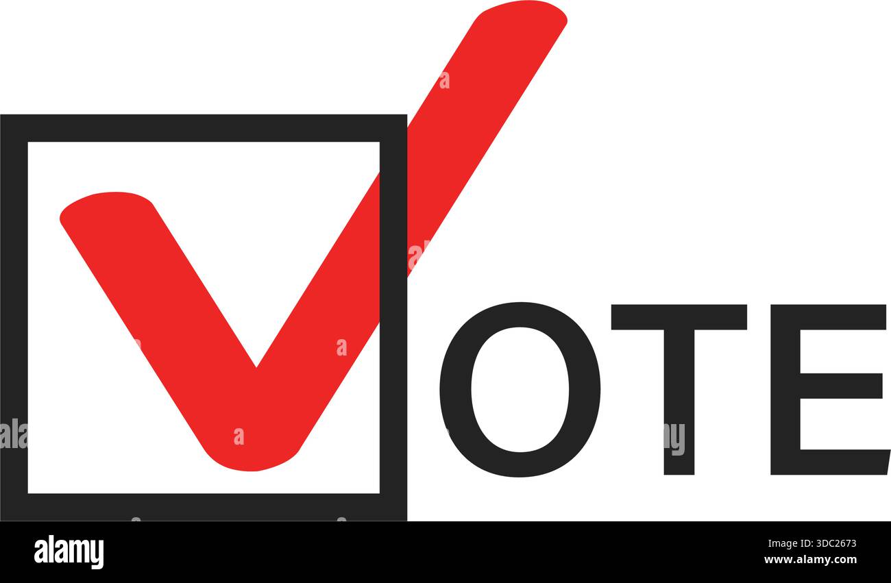 Vote for change sign Stock Vector Images - Alamy