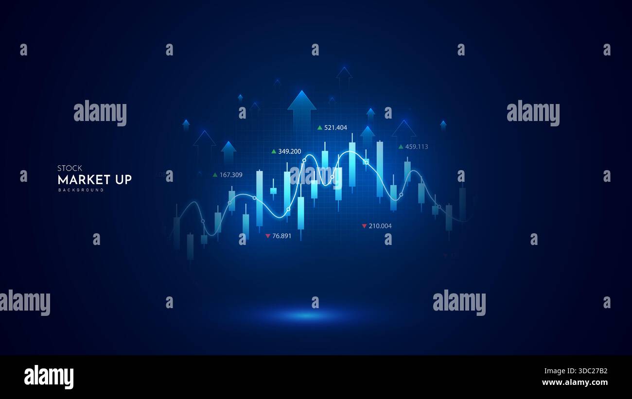 Bearish financial chart Stock Vector Images - Alamy