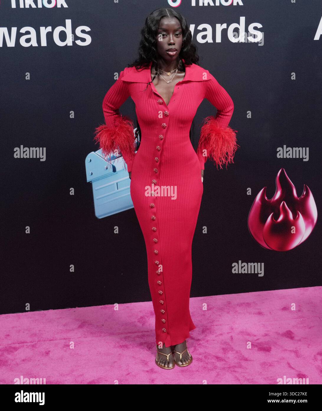 Golloria George arrives at the TikTok Awards 2025 held at the Hollywood ...
