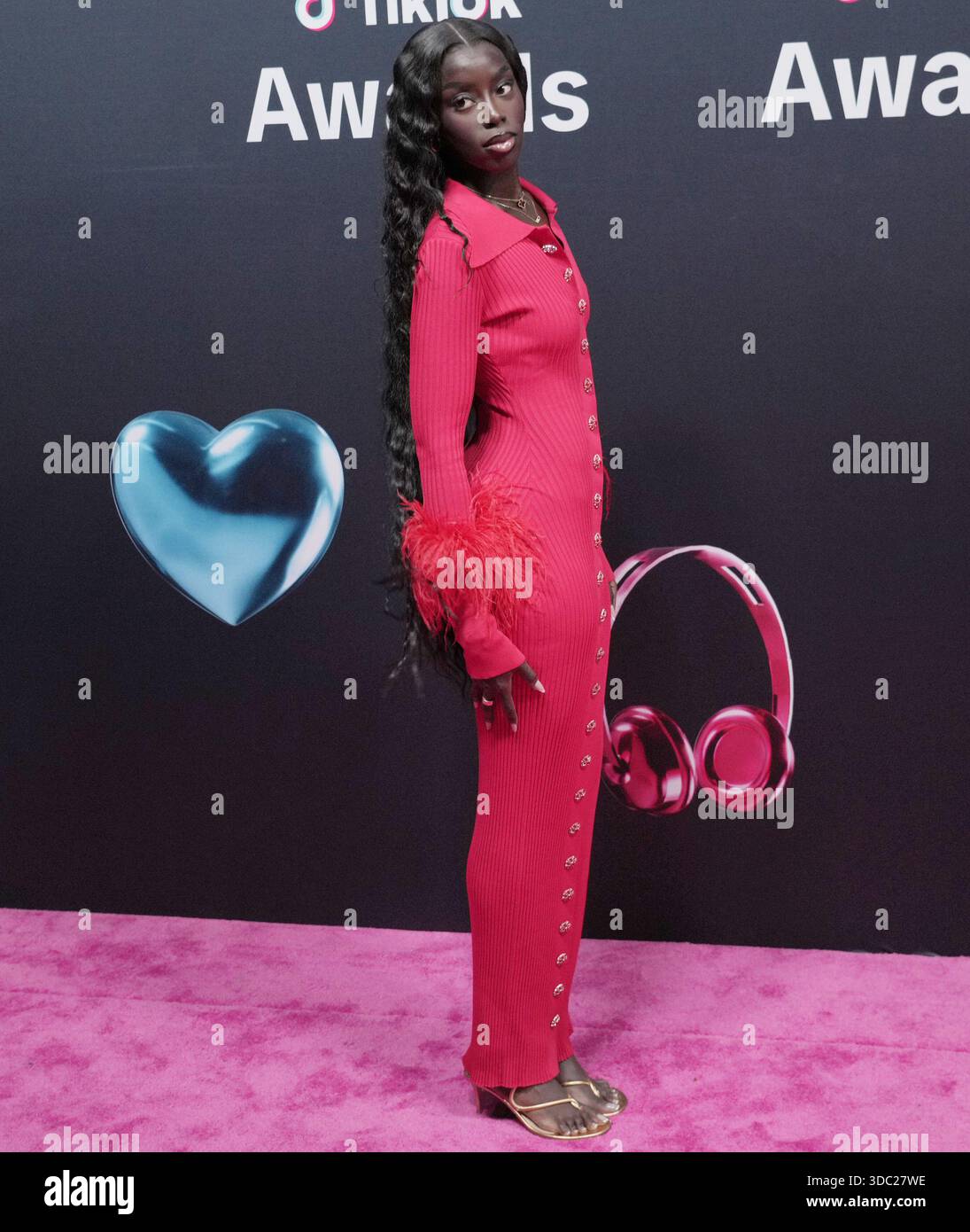 Golloria George arrives at the TikTok Awards 2025 held at the Hollywood ...