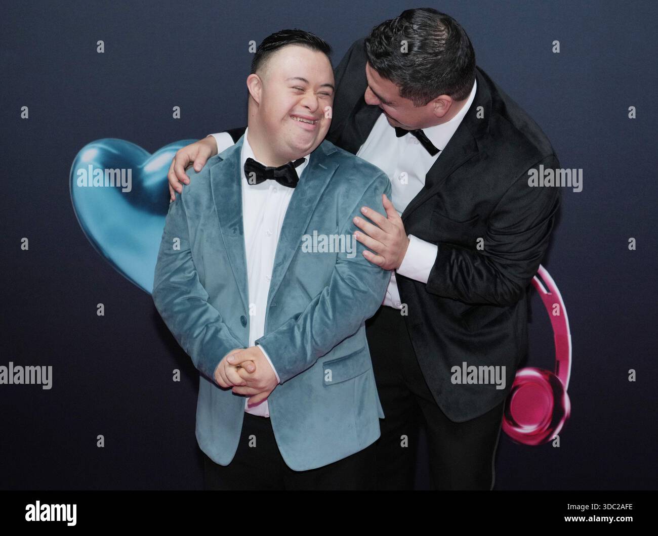 (L-R) Zach Valentine and Pat Valentine arrives at the TikTok Awards ...