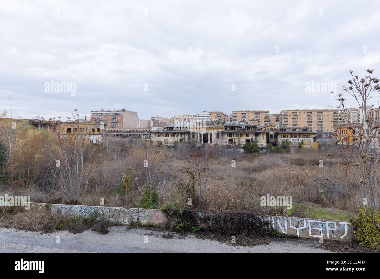 The area of the former General Markets along the Via Ostiense in Rome ...