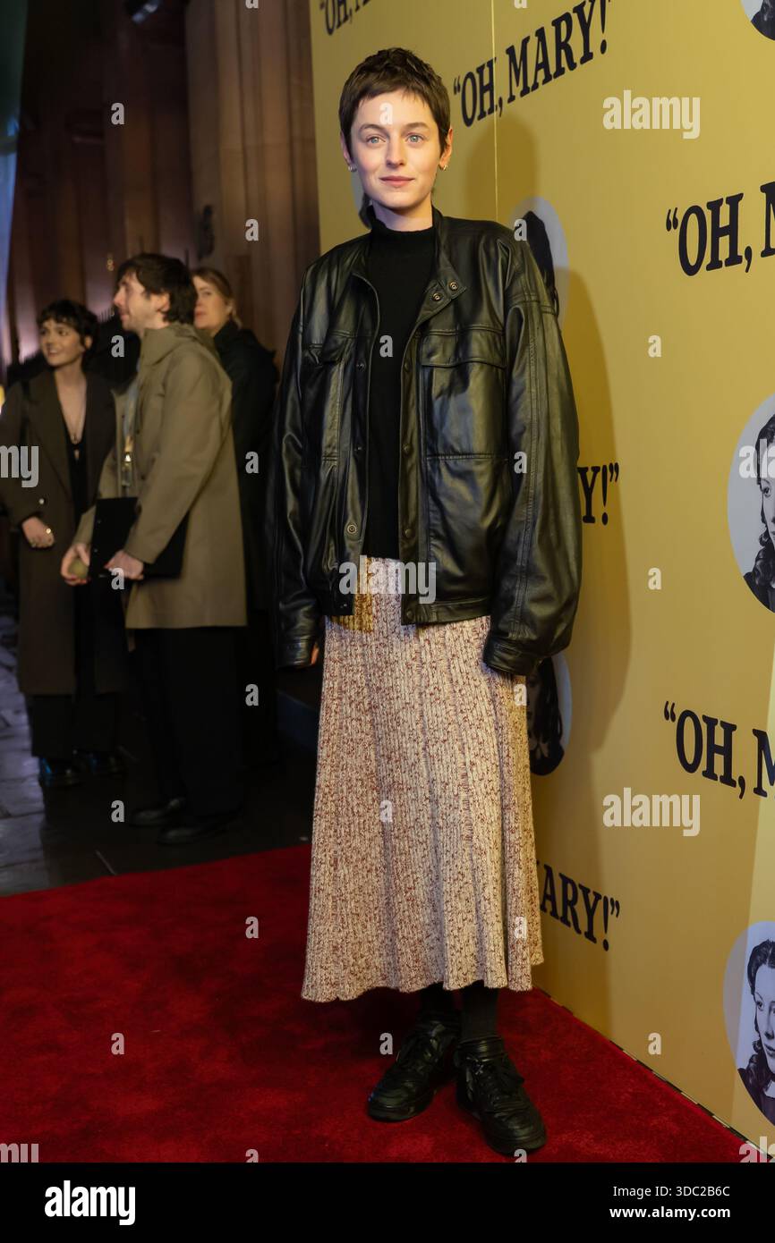 London, United Kingdom. 19th December 2025. Emma Corrin attends the "Oh ...