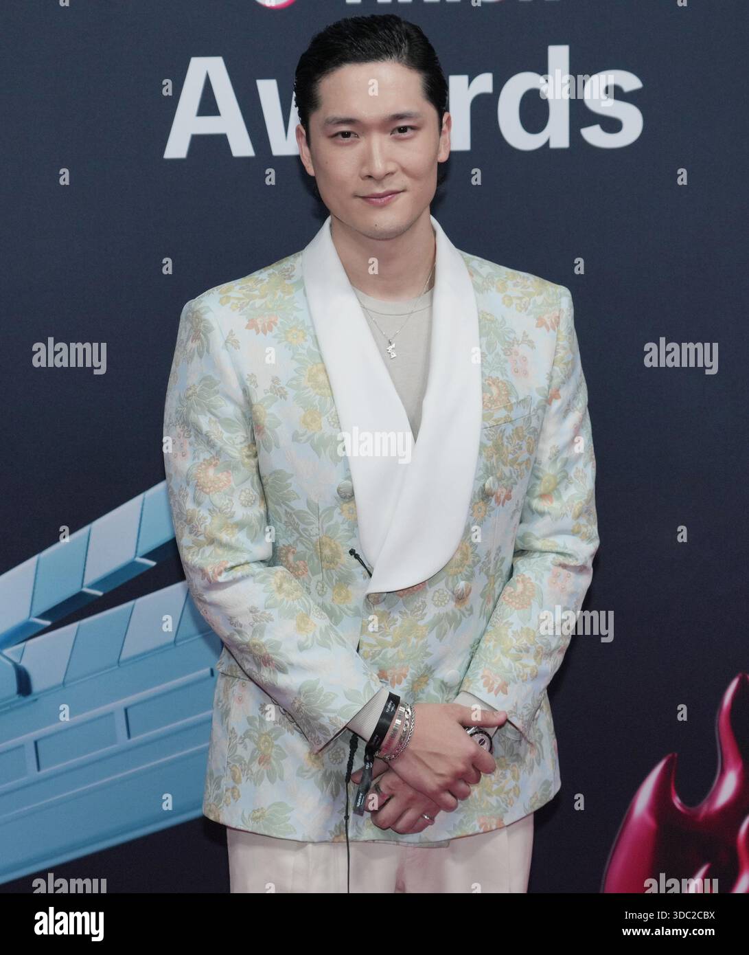 Sam Hyun arrives at the TikTok Awards 2025 held at the Hollywood ...