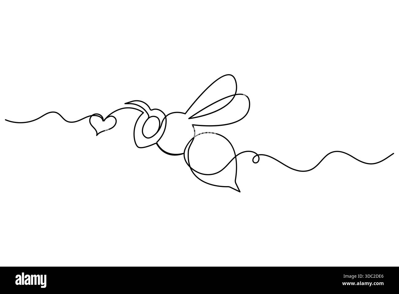 Minimalist line drawing flying Stock Vector Images - Alamy