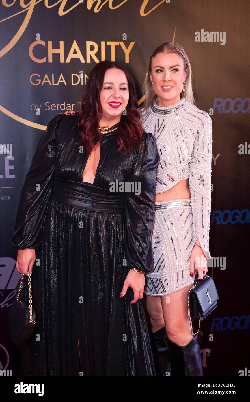 Vanessa Marisa beim Networking auf dem Charity Gala Dinner im Winter ...