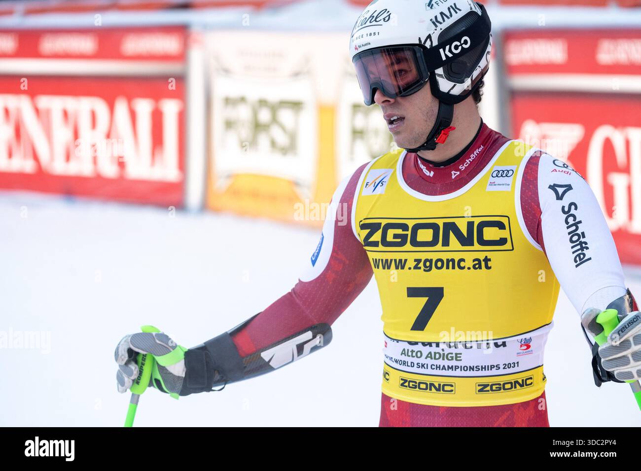 Lukas Feurstein (AUT) not happy for the result during 2026 Audi FIS Ski ...