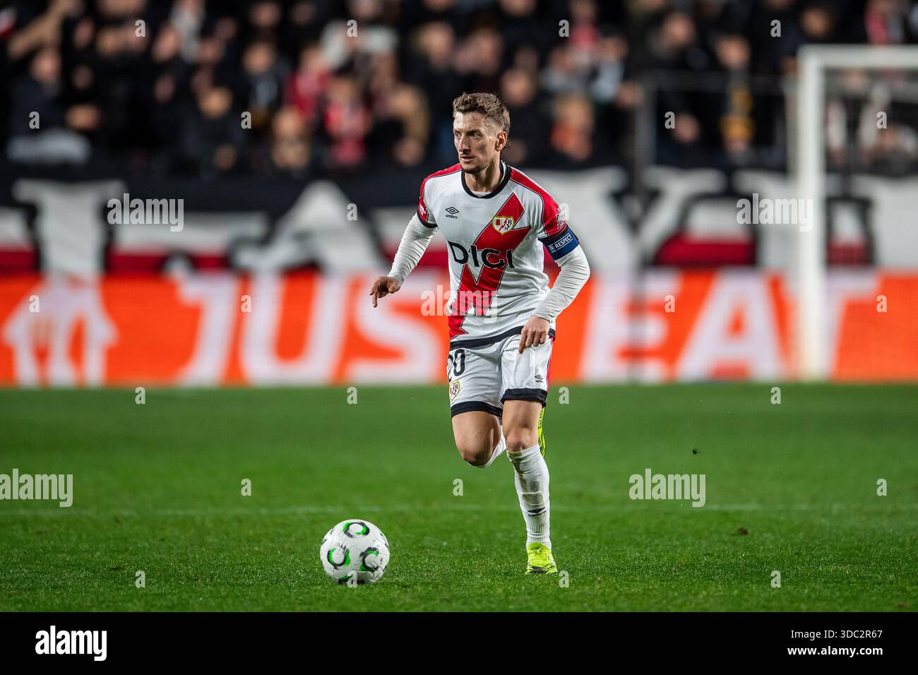 MADRID, SPAIN - DECEMBER 18: Ivan Balliu of Rayo Vallecano de Madrid in ...