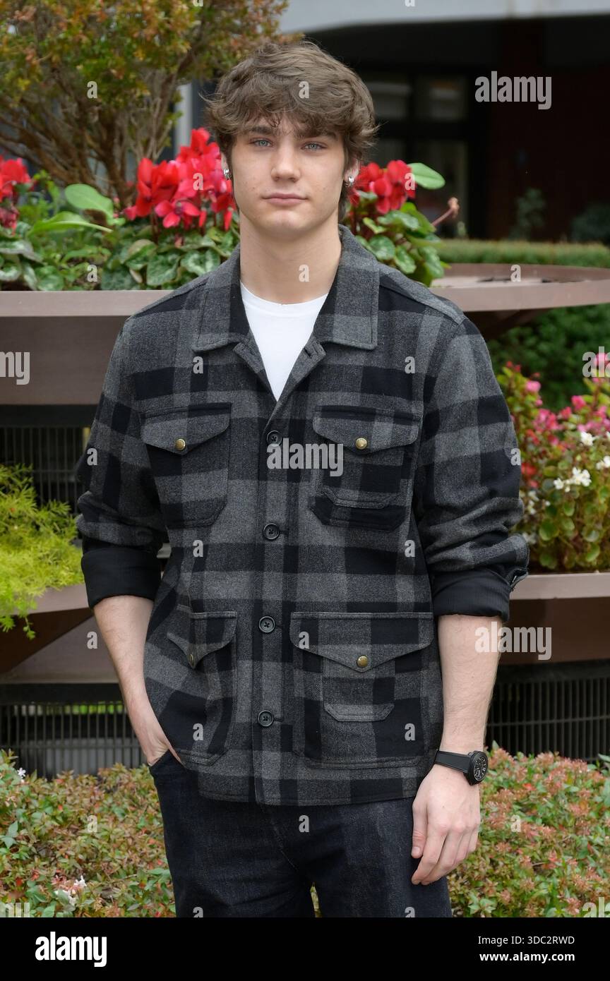 Alessandro Bedetti attends the photocall of Rai tv series Prima di noi ...